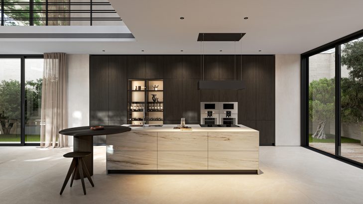 High-end bespoke kitchen cabinets | Elegant H1 | Truong Thang