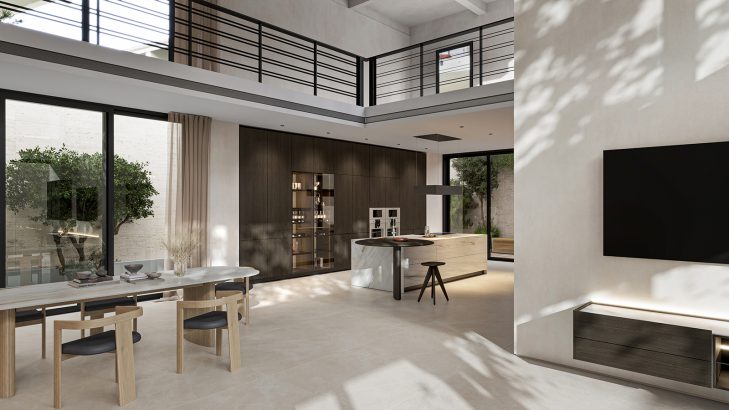 High-end bespoke kitchen cabinets | Elegant H1 | Truong Thang